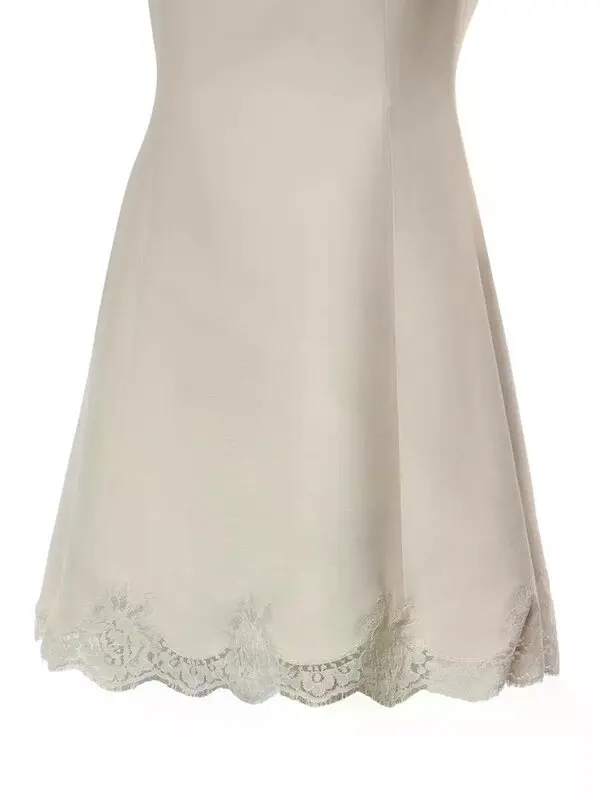 Valentino Garavani Lace-trim A-line Dress