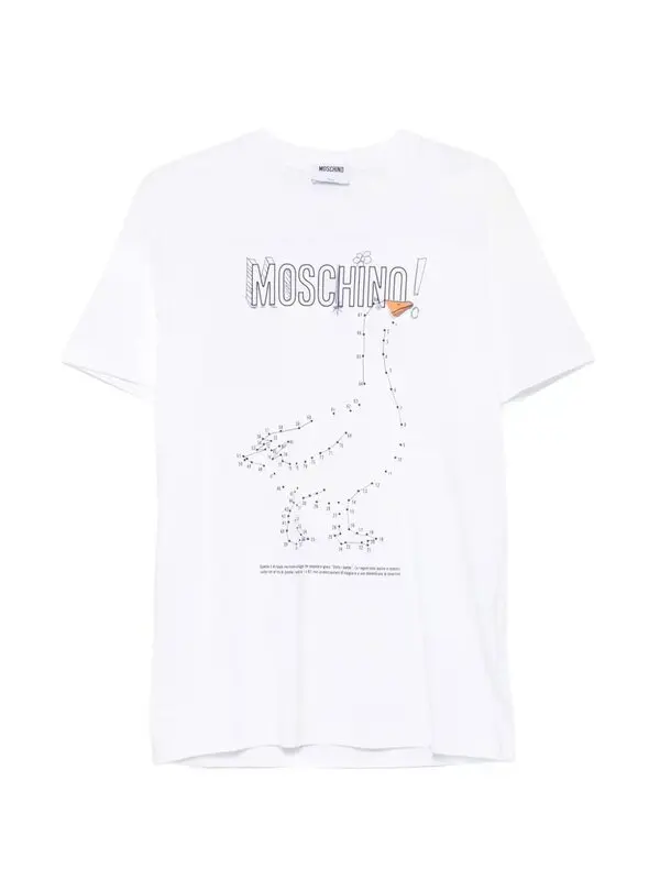 Moschino Logo-print Short-sleeve T-shirt - White