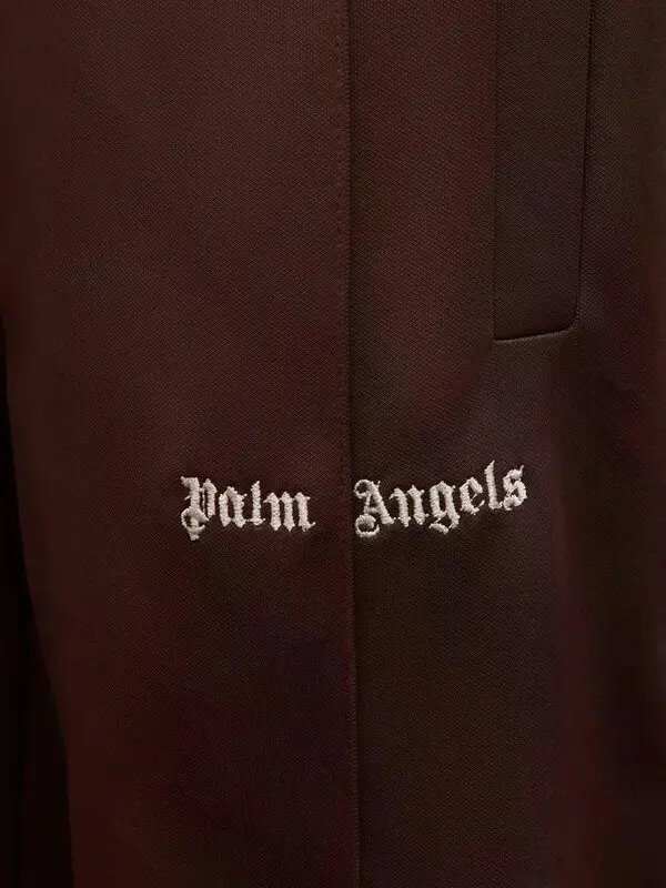 Palm Angels Logo-print Side-stripe Track Pants