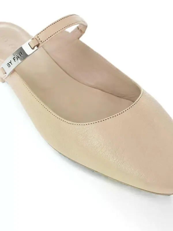 By Far Etta Logo-plaque Mules