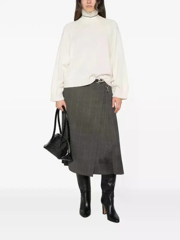 Brunello Cucinelli Raglan-sleeve Sweater - Grey