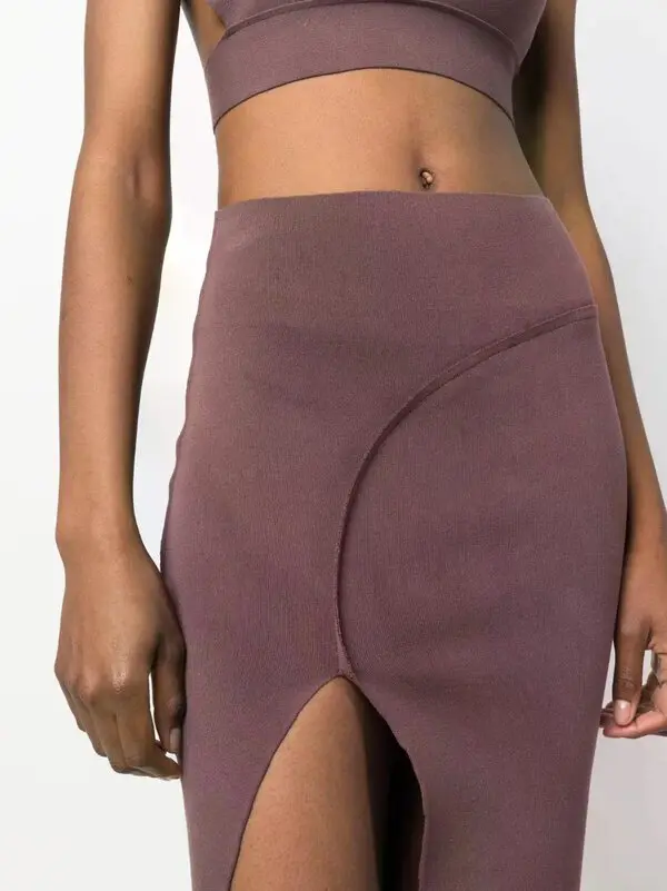 Rick Owens Theresa Panelled Midi Skirt