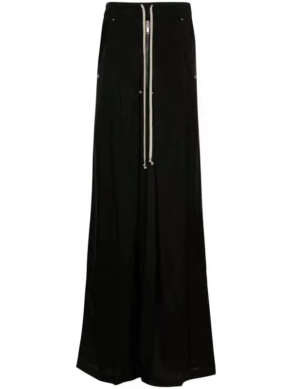 Rick Owens Bela Satin Wide-leg Trousers