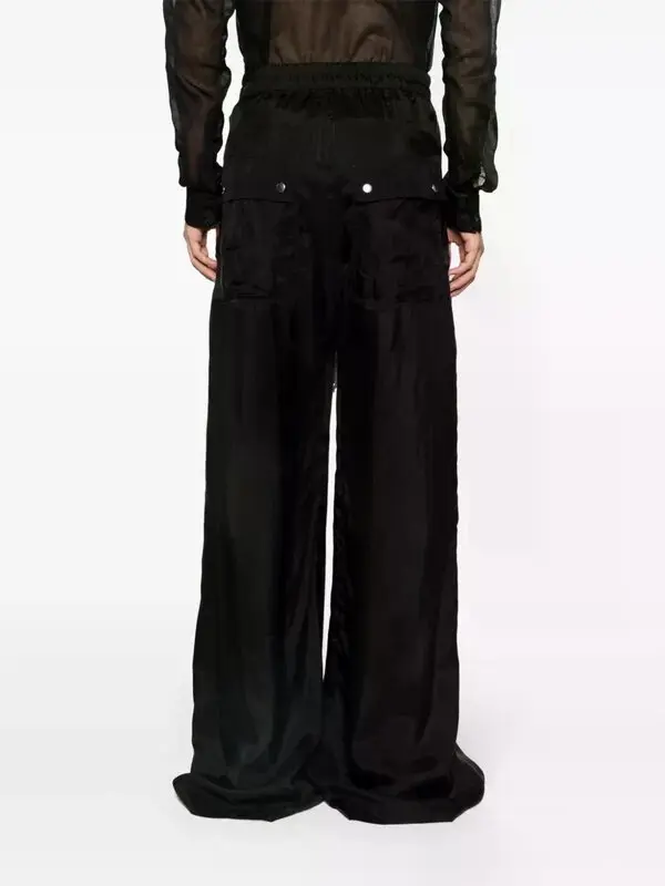 Rick Owens Bela Satin Wide-leg Trousers