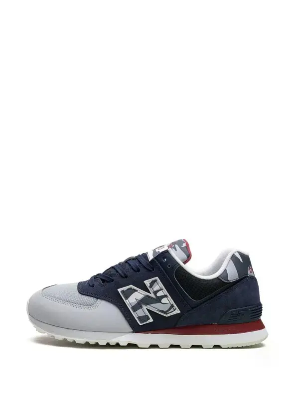 NEW BALANCE 574 Navy Camo Sneakers