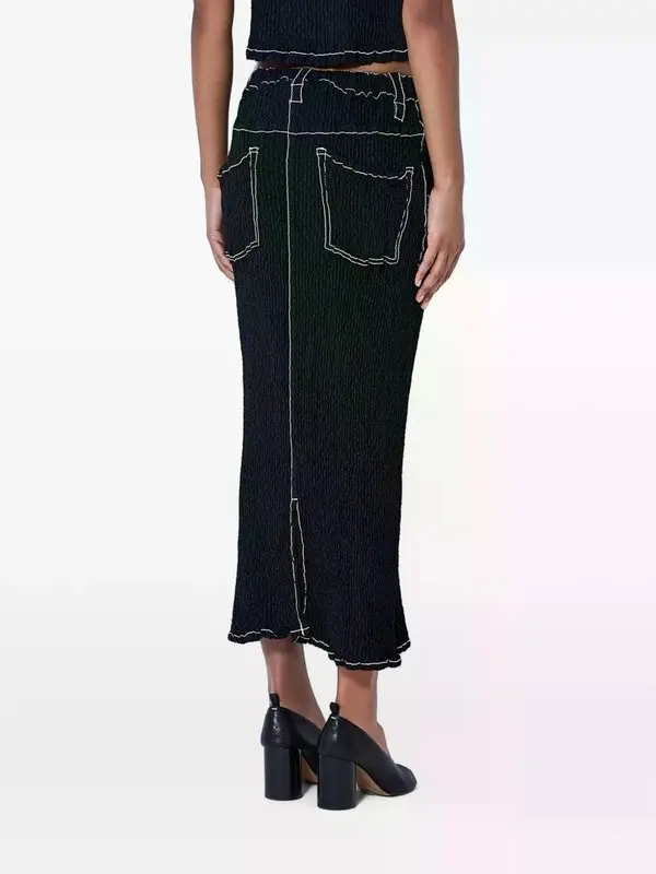 Issey Miyake Midi Skirt