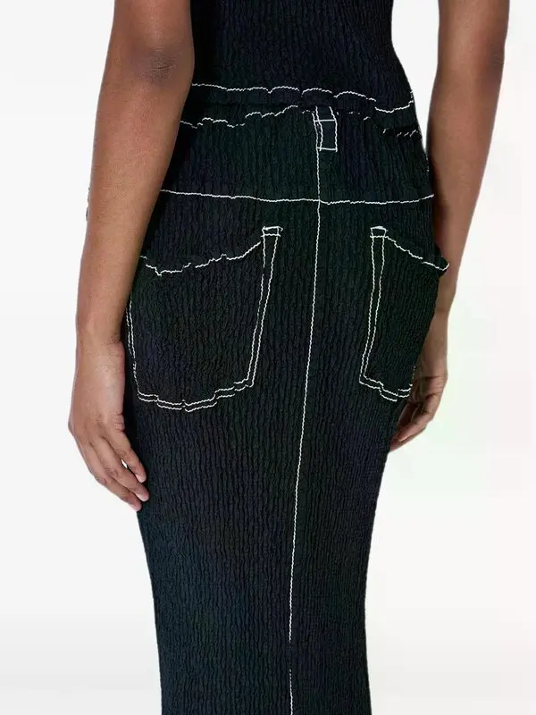 Issey Miyake Midi Skirt