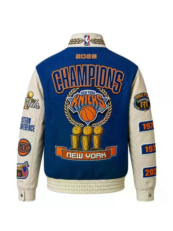 JEFF HAMILTON New York Knicks 2026 Nba Bomber Jacket