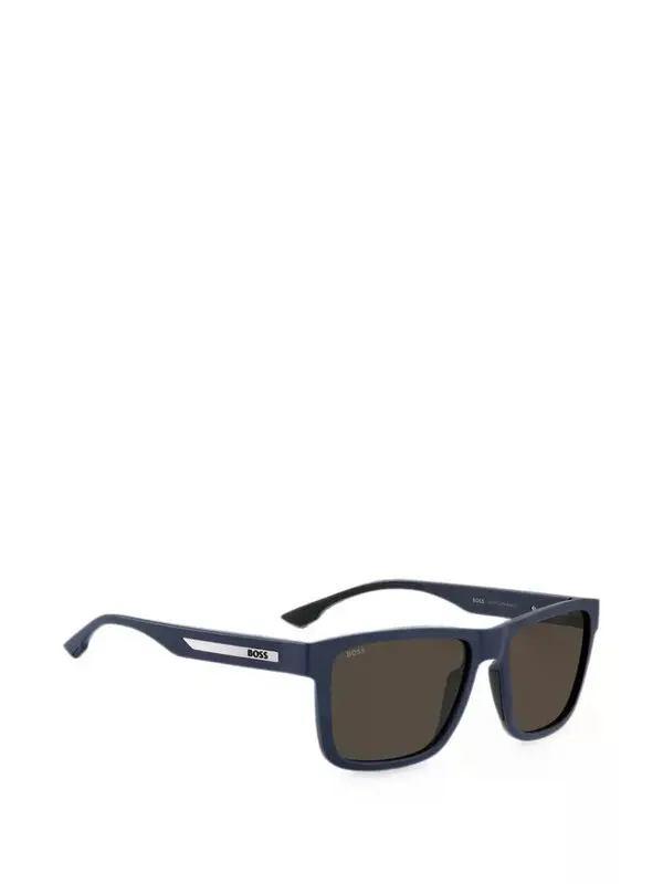 BOSS Matte Sunglasses With Logo Insert