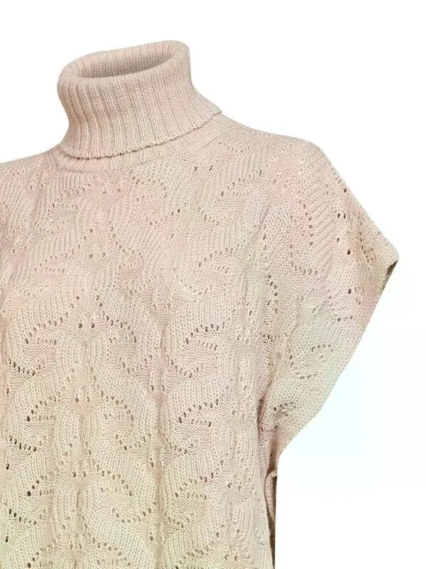 Etro Paisley-stitch Openwork Sweater
