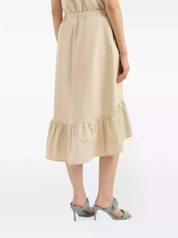 Armani Exchange Ruffled Asymmetric Skirt