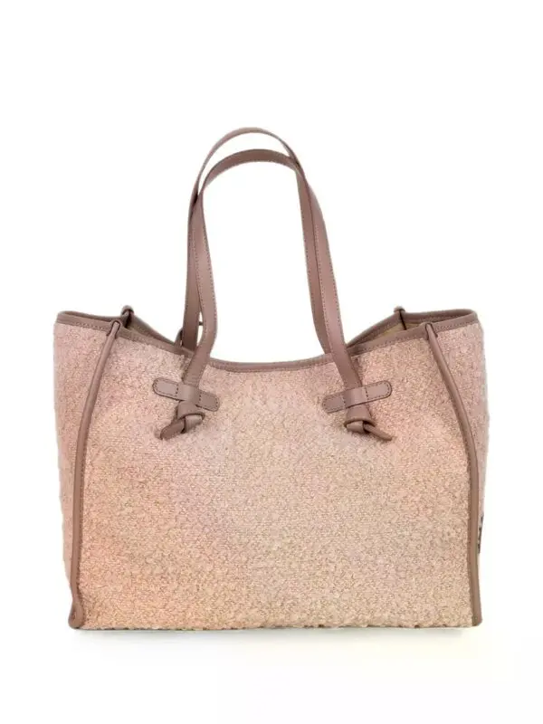 GIANNI CHIARINI Marcella Bouclé-texture Tote Bag - Pink
