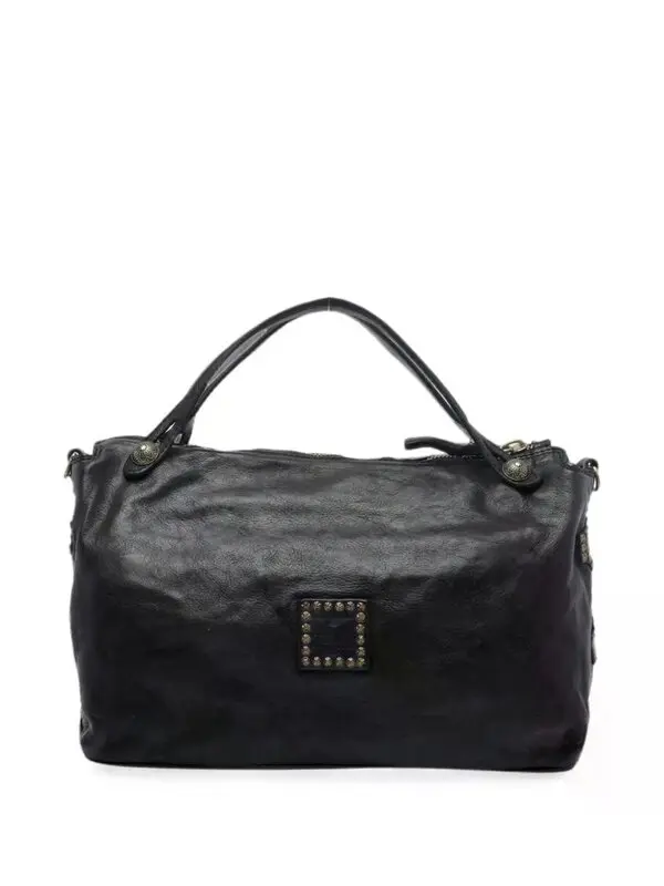 CAMPOMAGGI Stud-embellished Leather Tote Bag