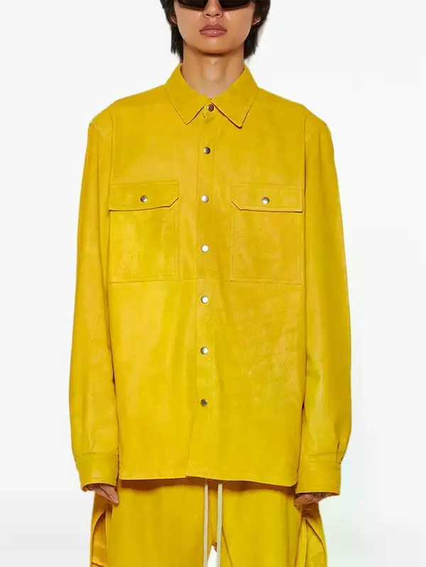 Rick Owens Leather Overshirt