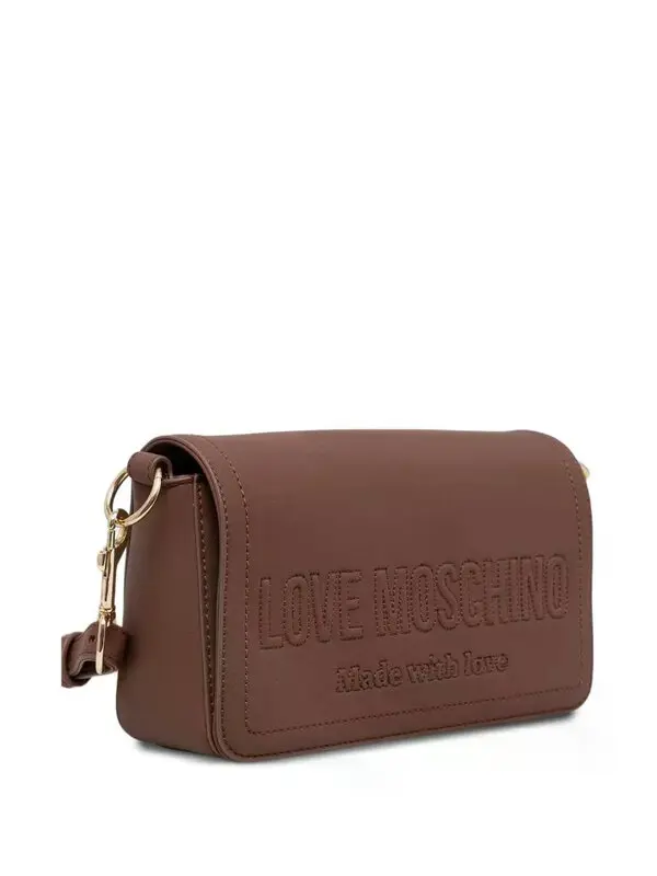 Moschino Logo-debossed Cross Body Bag