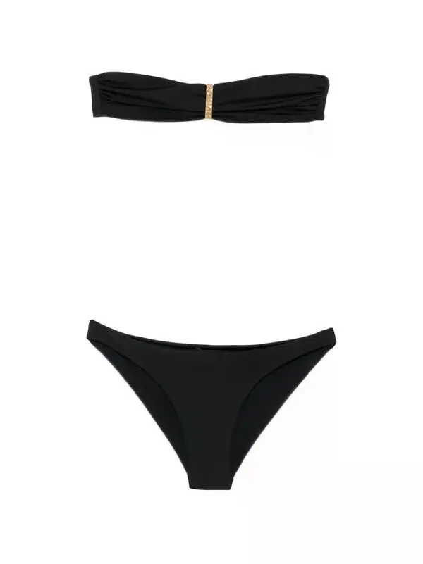 Balmain Bandeau Bikini - Black
