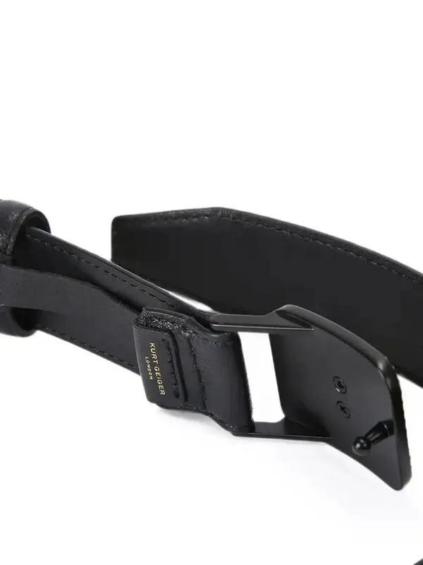 Kurt Geiger Crystal-embellished Eagle Head Belt