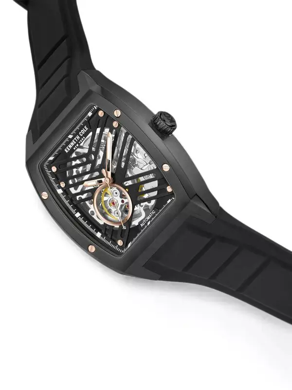 KENNETH COLE Skeleton Tonneau 40mm Watch