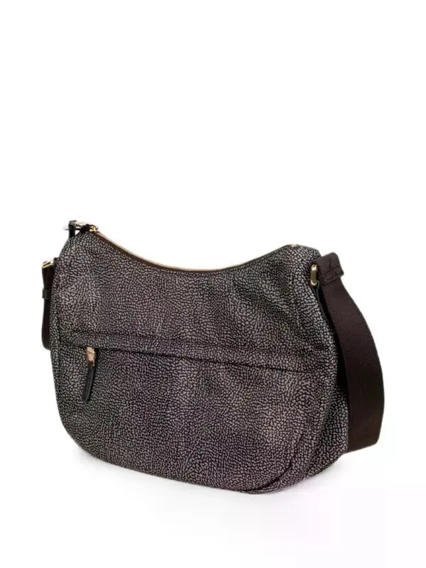 Borbonese B-club Op-print Zip-fastening Shoulder Bag