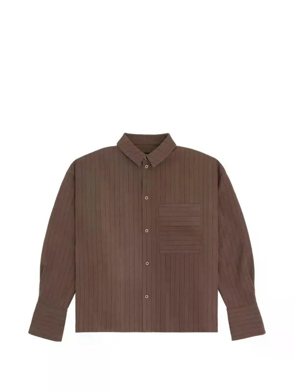 WRSTBHVR Vertical Stripe Blouse