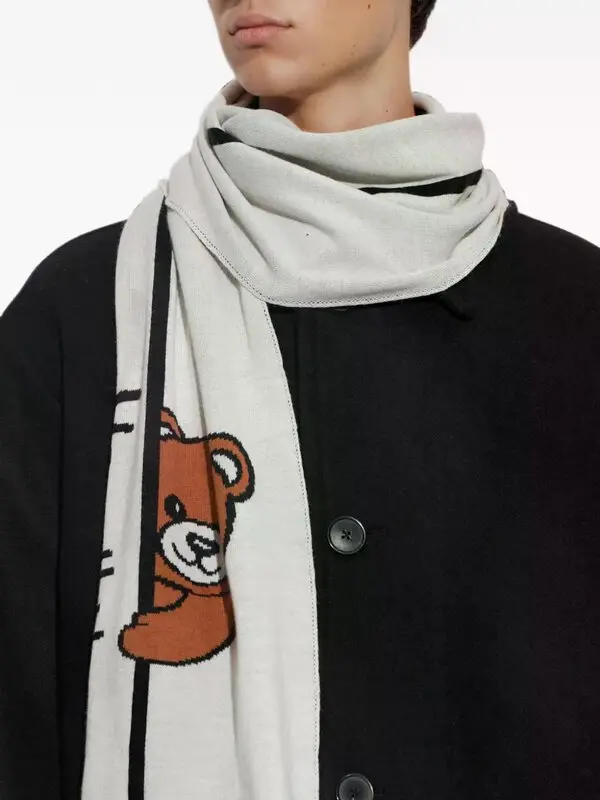 Moschino Teddy Bear Scarf