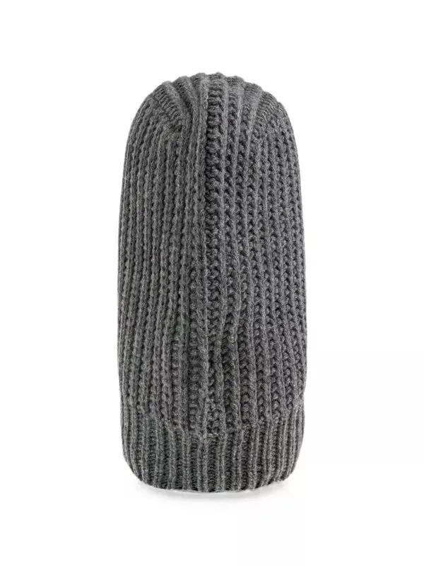 A.p.c. Ribbed-knit Balaclava - Grey