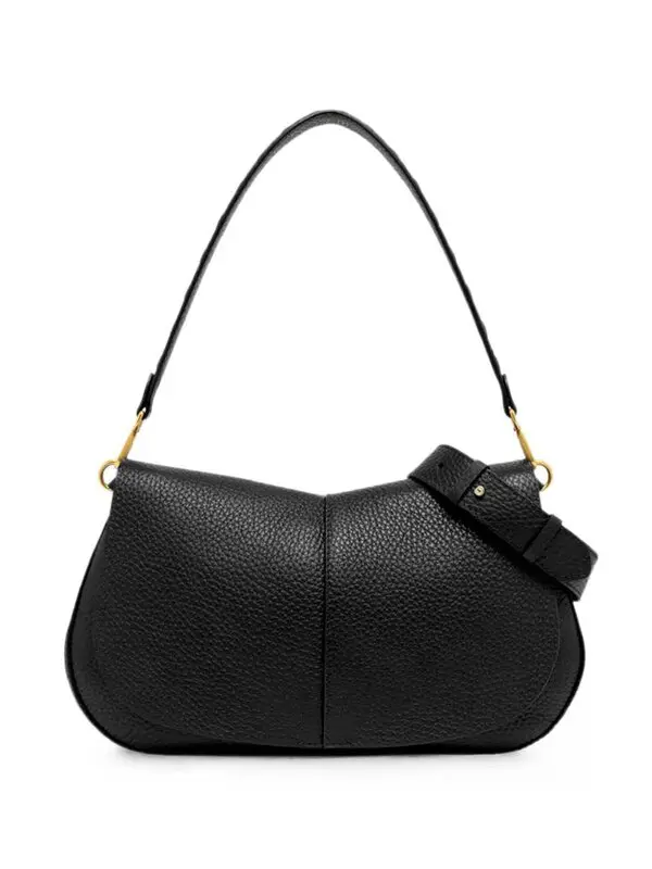 GIANNI CHIARINI Helena Grained Leather Clutch Bag - Black