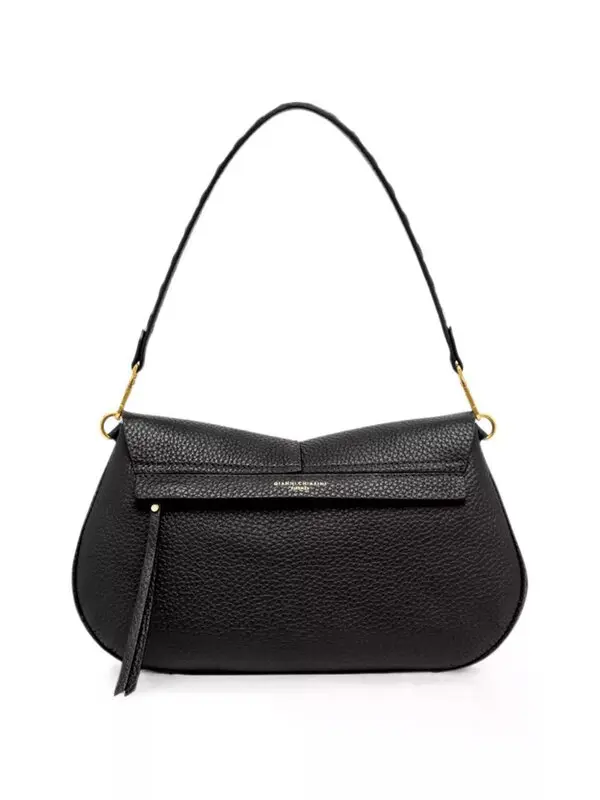 GIANNI CHIARINI Helena Grained Leather Clutch Bag