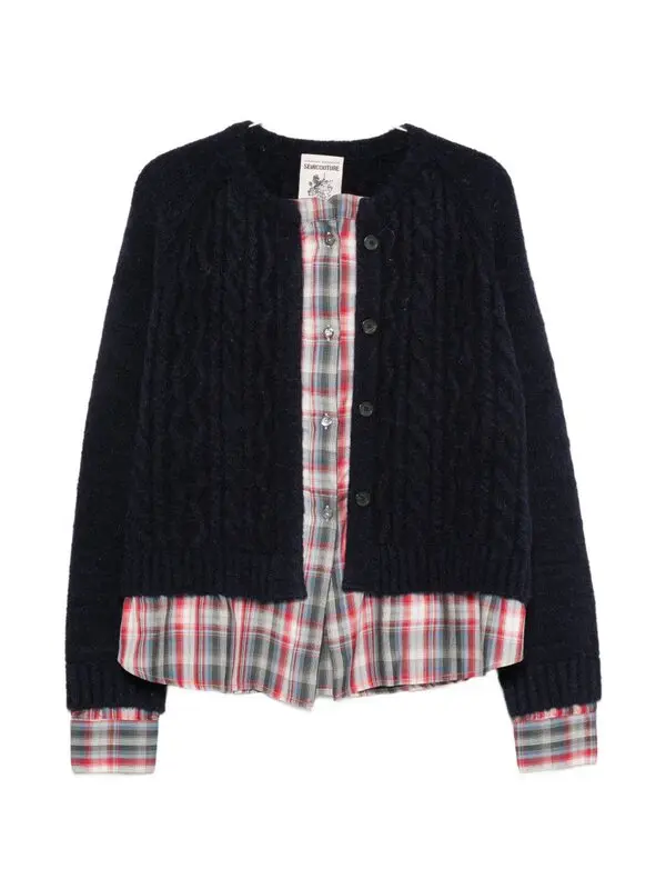 SEMICOUTURE Marcy Wool Blend Cardigan