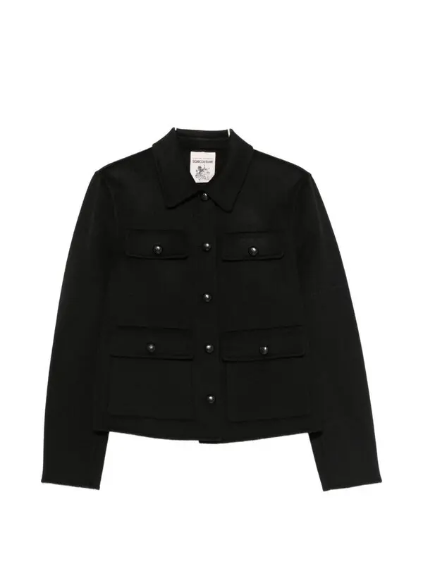 SEMICOUTURE Alisa Wool Jacket - Black