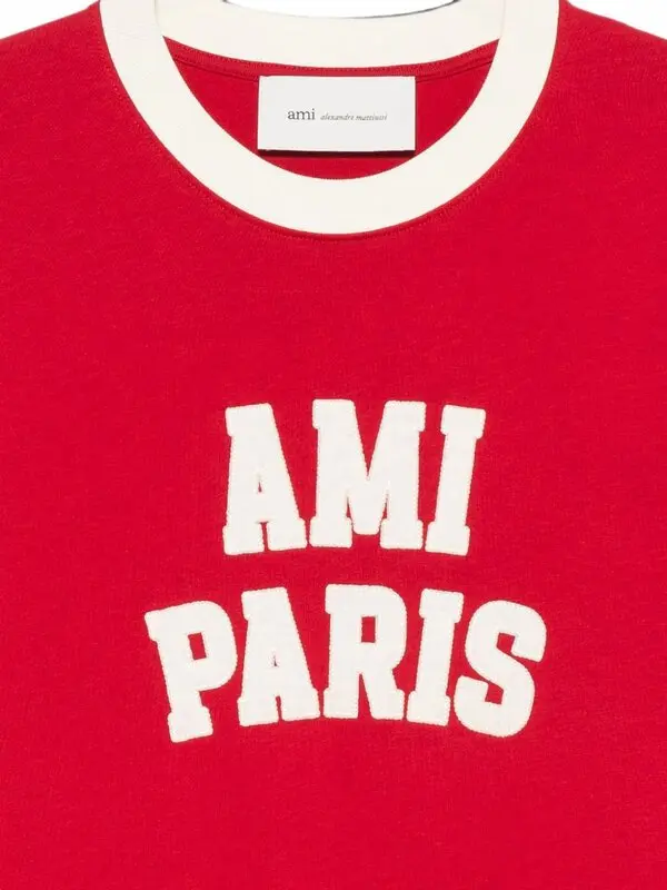 AMI Paris Logo Cotton T-shirt