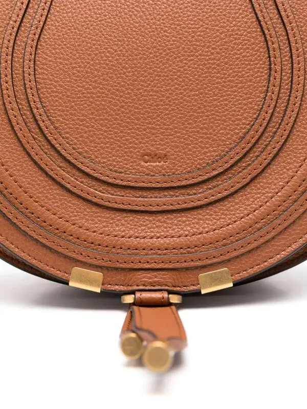 Chloé Marcie Leather Saddle Bag