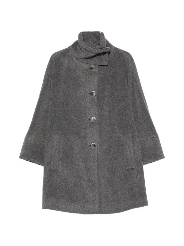 Emporio Armani Wool Coat - Grey