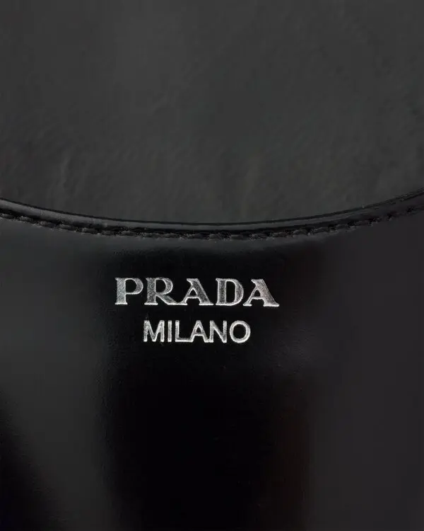 Prada Brushed Leather Slingback Pumps