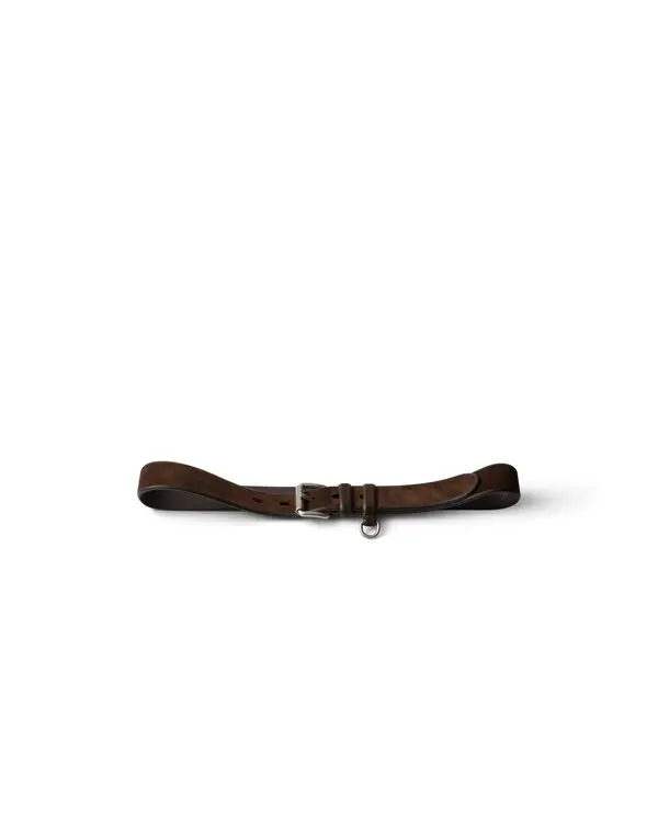 Prada Suede Belt