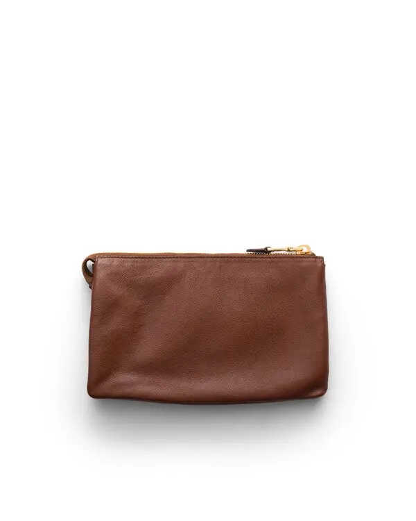 Prada Leather Zipper Pouch