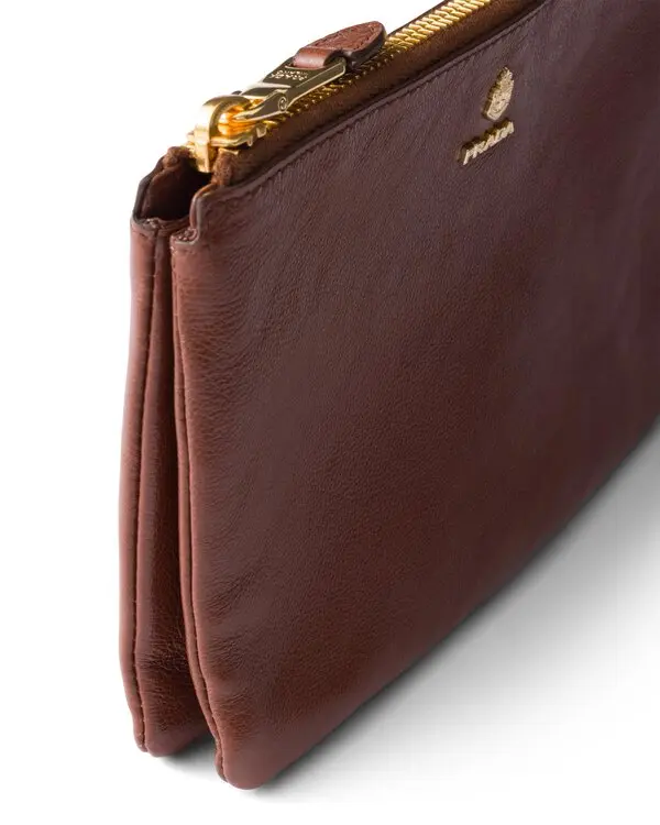 Prada Leather Zipper Pouch