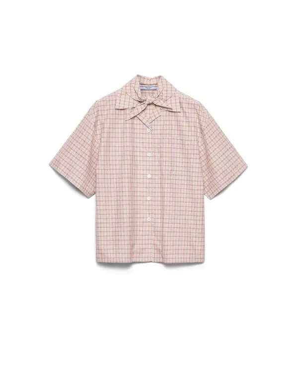 Prada Madras Fabric Bowling Shirt