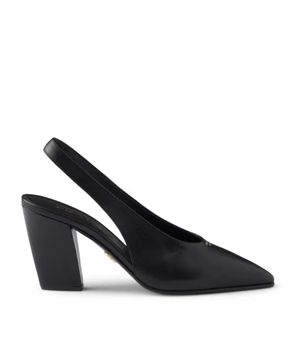 Prada Leather Slingback Pumps 85
