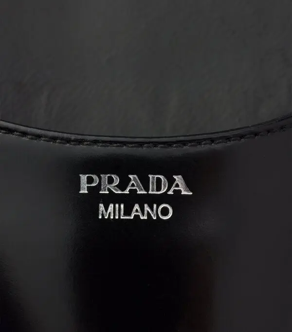 Prada Brushed Leather Slingback Pumps 55