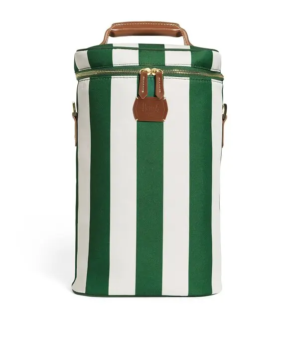 Harrods Striped Drinks Bag