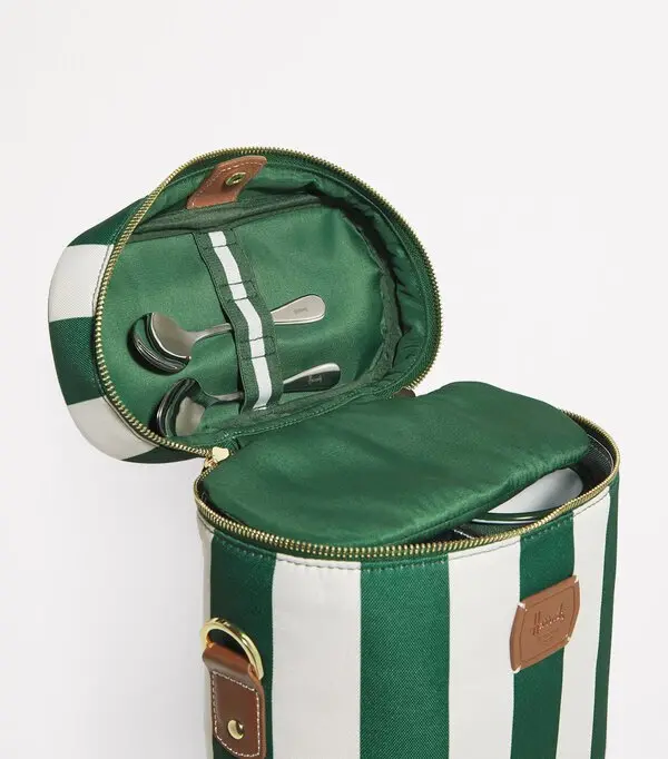 Harrods Striped Drinks Bag