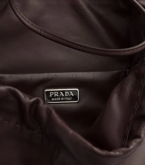 Prada Nappa Leather Wish Pouch