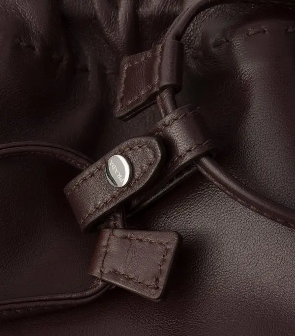 Prada Nappa Leather Wish Pouch