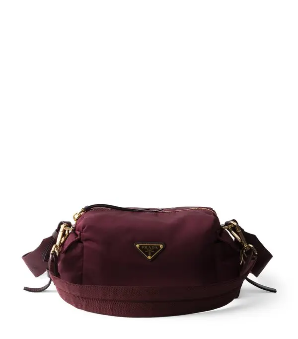Prada Small Re-nylon & Leather Explore Bag
