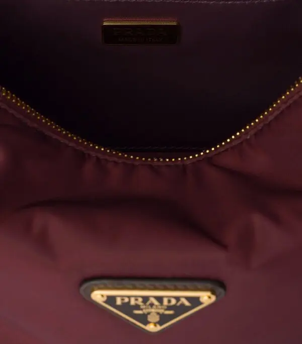 Prada Small Re-nylon & Leather Explore Bag