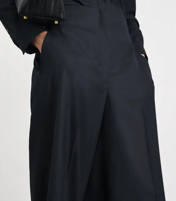 Lafayette 148 New York Thames Linen Wide-leg Trousers