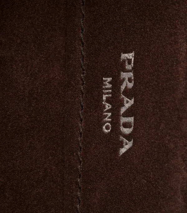 Prada Medium Suede Route Tote Bag
