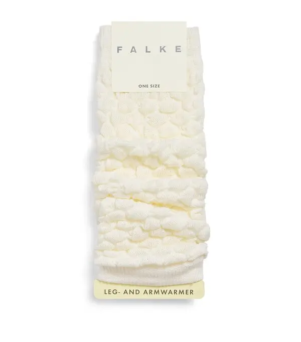 Falke Wool-blend Haze Leg-warmers - White