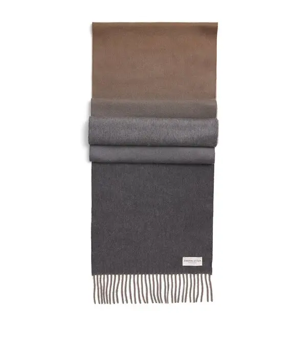 Johnstons Of Elgin Cashmere Ombré Scarf - Beige